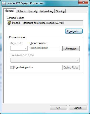 Cymru 1 :: Support : Connect 247 Dial-Up : Connection Problems
